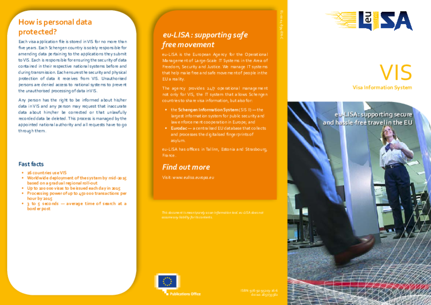 VIS and eu-LISA: supporting secure and hassle-free travel in the EU | eu-LISA